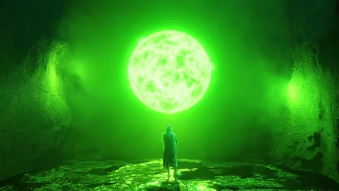 CGI Animation: A person standing in a mi... | Stock Video | Pond5