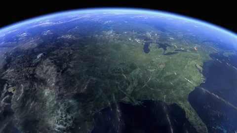 CGI animation of the planet earth and Un... | Stock Video | Pond5