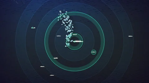 CGI animation of Titanic on Marconigram,... | Stock Video | Pond5