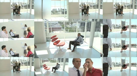 CGI Computer animation, of office scenes | Stock Video | Pond5