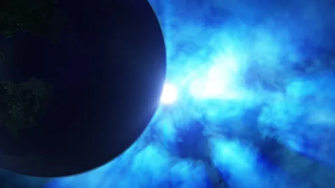 CGI Earth Epic cinematic 3d render anima... | Stock Video | Pond5