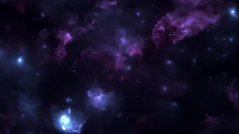 CGI Space Travel Animation Through Nebul... | Stock Video | Pond5