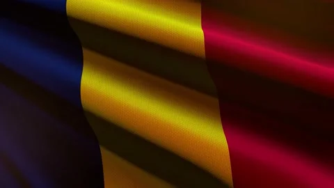 Chad flag - loop animation | Stock Video | Pond5