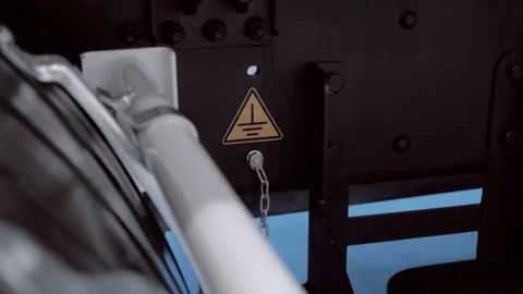 Chain of discharge of static electricity... | Stock Video | Pond5