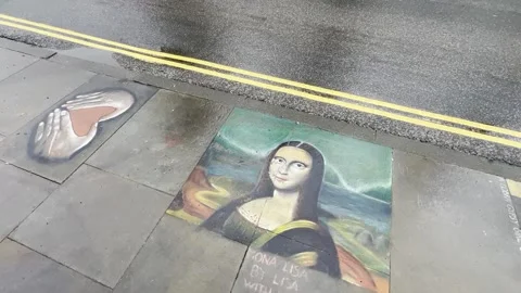 Mona Lisa Drawing Stock Footage ~ Royalty Free Stock Videos | Pond5