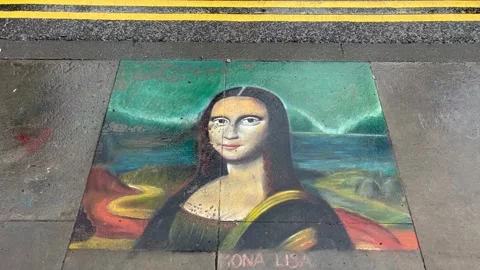 Mona Lisa Drawing Stock Footage ~ Royalty Free Stock Videos | Pond5