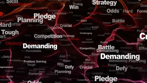 Challenge Concept Loop Stock Footage ~ Royalty Free Stock Videos | Pond5