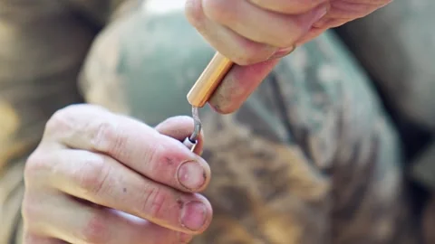 Chamfering of copper pipe. process of re... | Stock Video | Pond5