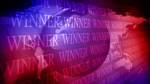 Champion background with world map graph... | Stock Video | Pond5