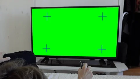 Changing Channel TV Lying In Bed Zoom In... | Stock Video | Pond5