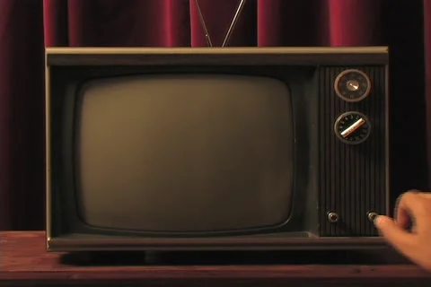 Changing channels on old TV | Stock Video | Pond5
