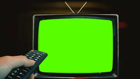 Changing Channels Old TV Retro | Stock Video | Pond5