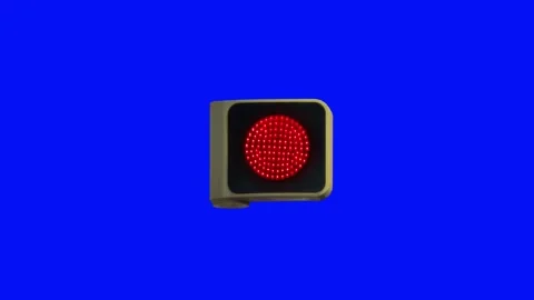 Changing colors on screen of traffic lig... | Stock Video | Pond5