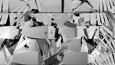 Chaotic square rotating textures rolling... | Stock Video | Pond5