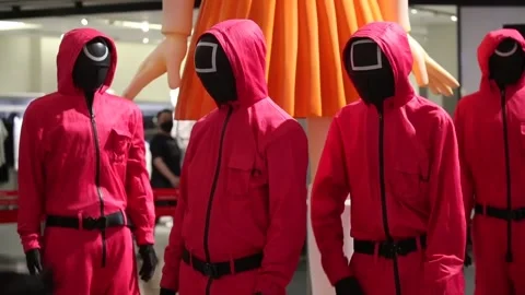 Characters from popular Netflix series '... | Stock Video | Pond5