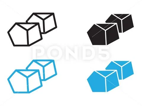 Charcoal icon black and white vector outline sign Illustration #280314916