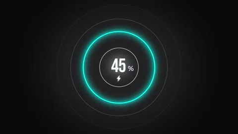 Charging screen percent, screen cell pho... | Stock Video | Pond5