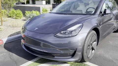 Charging Tesla Car | Stock Video | Pond5