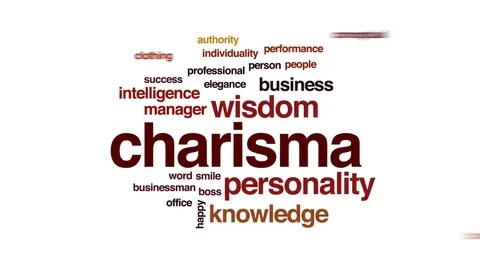 Charisma animated word cloud, text desig... | Stock Video | Pond5