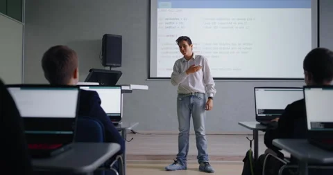 Charismatic Teen Boy Student Speaking In... | Stock Video | Pond5