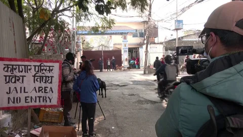 Charles 'The Serpent' Sobhraj leaves Nep... | Stock Video | Pond5