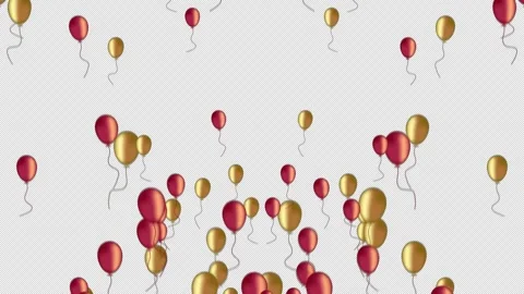 Charming Balloon Fantasy Loop Animation | Stock Video | Pond5