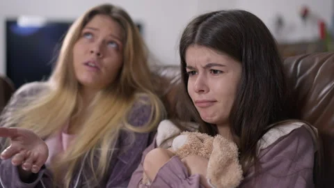 Charming young brokenhearted woman cryin... | Stock Video | Pond5