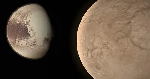 Pluto Rotation Stock Footage ~ Royalty Free Stock Videos | Pond5