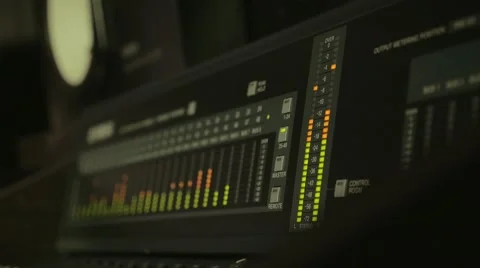 chart music recording studio black recor... | Stock Video | Pond5