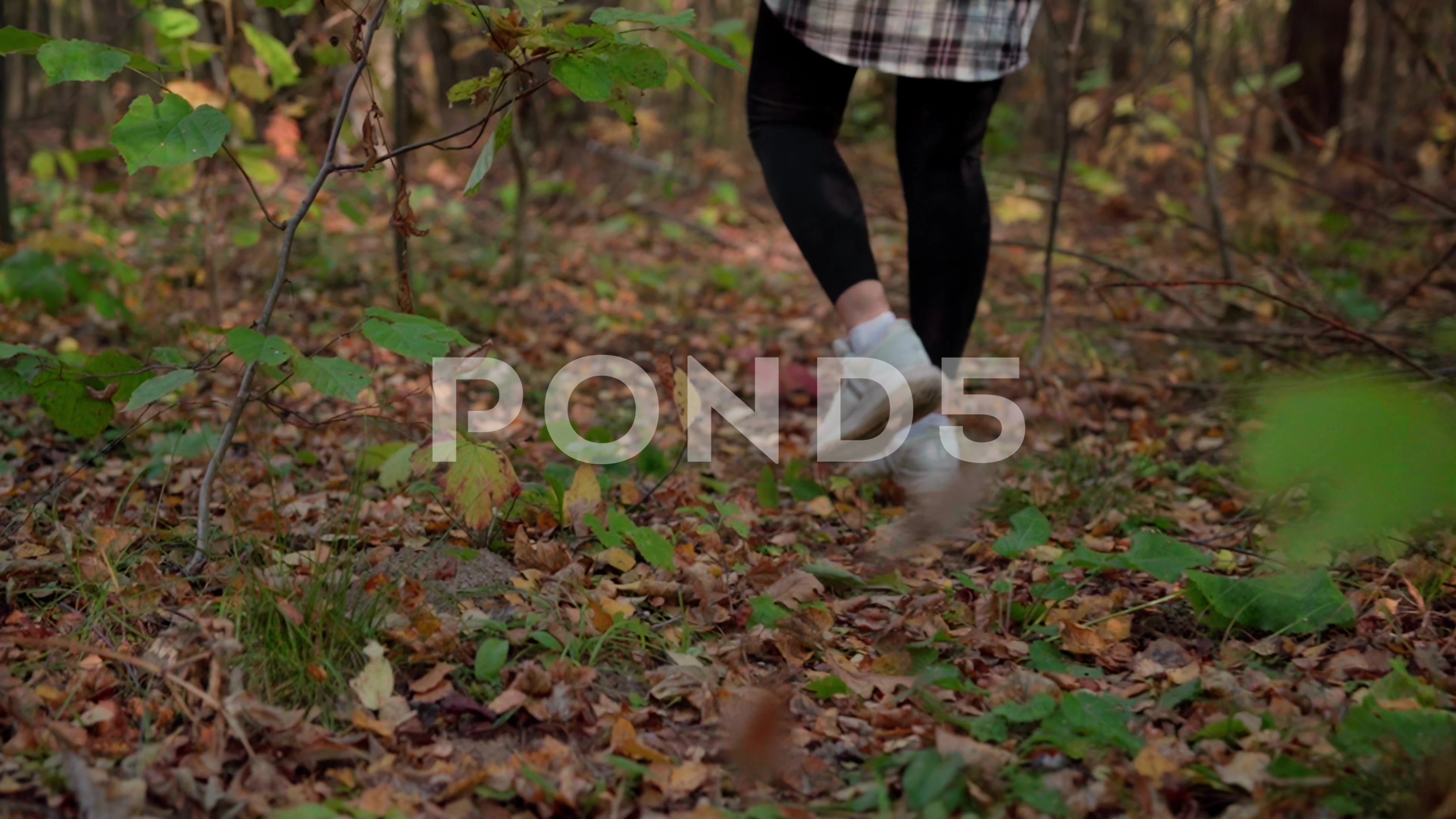 Girl Being Chased In The Woods