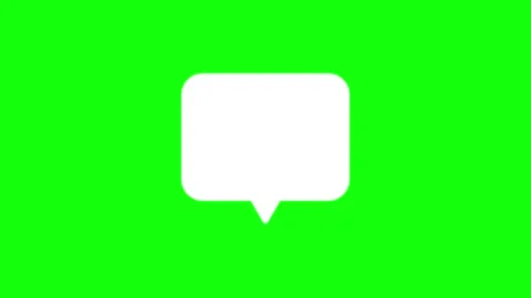 chat balloon pop up animated chat balloo... | Stock Video | Pond5