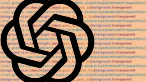 chat gpt logo by open ai animation on a ... | Stock Video | Pond5