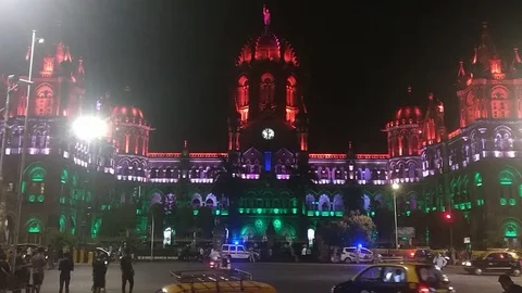 Cst Railway Station Stock Video Footage | Royalty Free Cst Railway ...