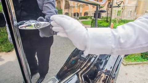 Black Car Chauffeur Stock Videos – Royalty-Free HD & 4K Videos | Pond5