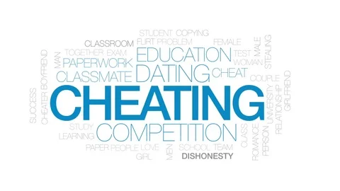 Cheating animated word cloud, text desig... | Stock Video | Pond5