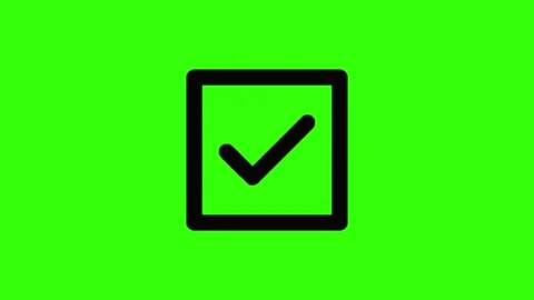 check icon animated background, tick sym... | Stock Video | Pond5