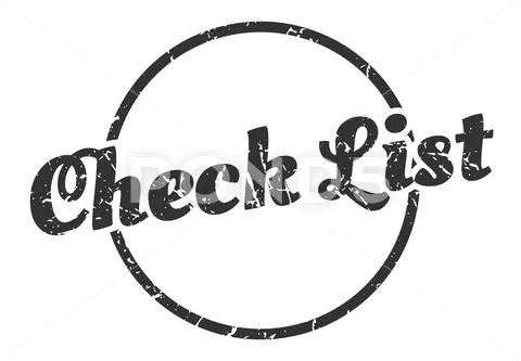 Check list sign. check list round vintage grunge stamp. check list ...