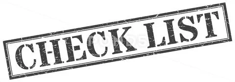 Check list stamp. check list square grunge sign. check list ~ Clip Art ...