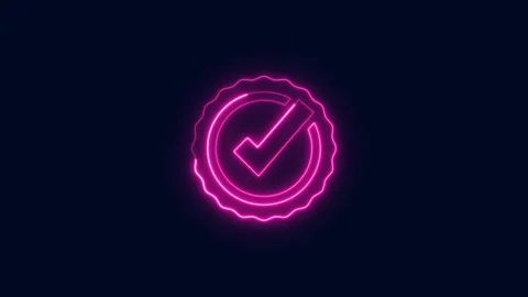 check mark animation and double check ic... | Stock Video | Pond5