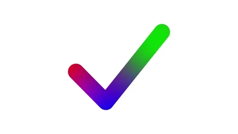 Check Mark Animation on white Background... | Stock Video | Pond5