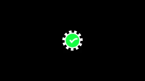 check mark with gear icon animated backg... | Stock Video | Pond5