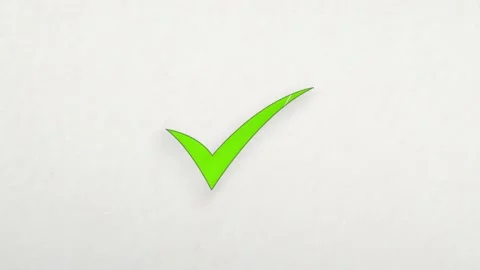 Doodle Check Mark Stock Footage ~ Royalty Free Stock Videos | Pond5