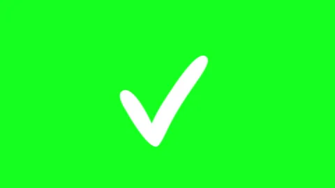 Check mark, Tick symbol, true or false, ... | Stock Video | Pond5