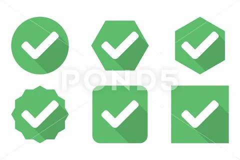 Check marks Icon Set, Tick marks, Accepted, Approved, Yes, Correct, Ok, Right: Royalty Free ...