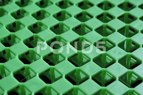 Checkered, checkerboard background green color made 3d printer. Stock ...