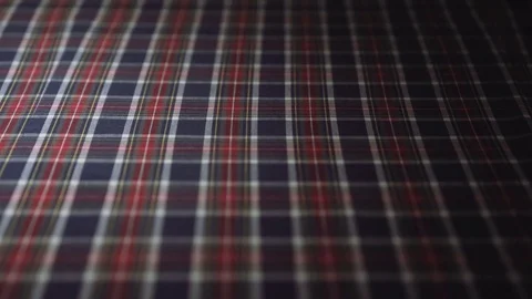 Checkered fabric, squares with space for... | Stock Video | Pond5