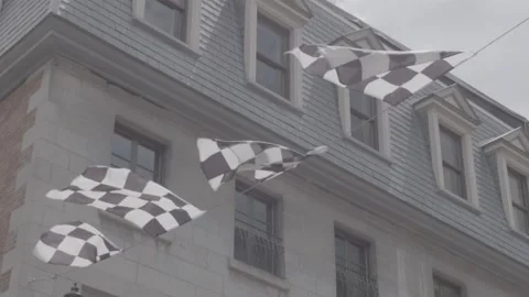 Checkered Flag Banner Stock Videos – Royalty-Free HD & 4K Videos