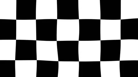 Checkered Flag Waving - Animation | Stock Video | Pond5