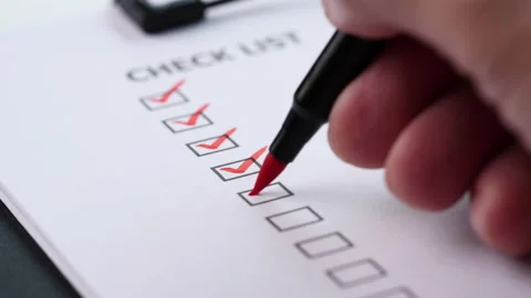 Checklist, To Do List, Action Plan Conce... | Stock Video | Pond5