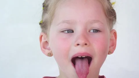 Girl Tongue Saliva Stock Videos – Royalty-Free HD & 4K Videos | Pond5